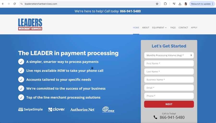 Leaders Merchant Services: Concerning Reviews Raise Alarms